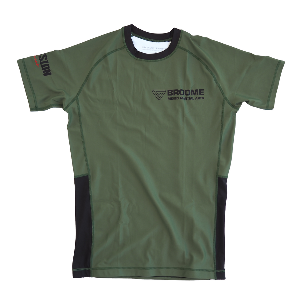 Inversion Fightwear x BMMA - BJJ RashGuard - Army Green