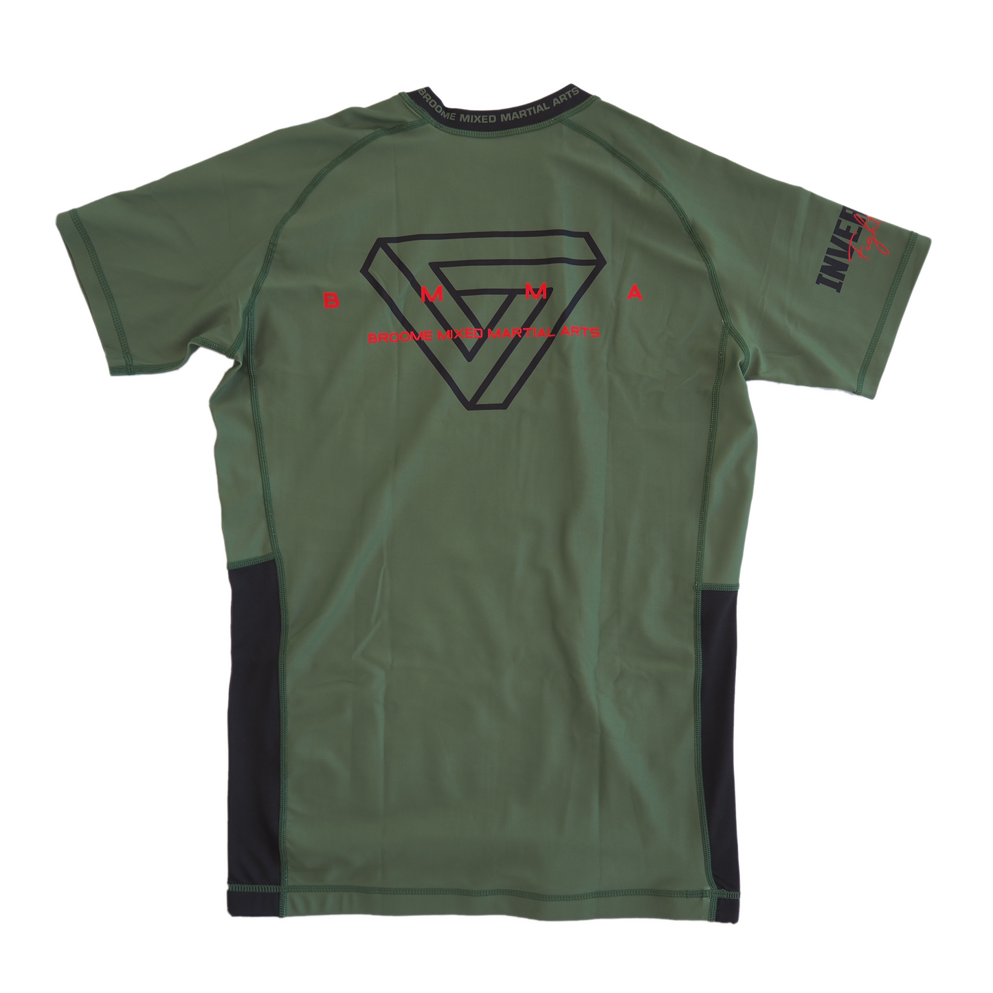 Inversion Fightwear x BMMA - BJJ Rash Guard - Army Green